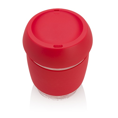 JOCO Cup Reusable Coffee Cup 12oz - Red - boobalou.co.uk